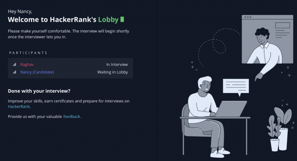 Elevate Your Interview Experience With The Hackerrank Virtual Lobby Hackerrank Blog