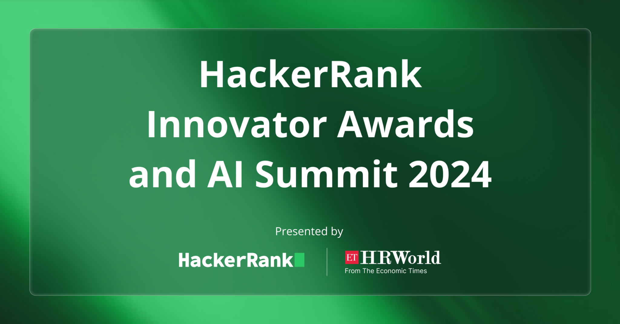 Celebrating Excellence: Highlights from the HackerRank Innovator Awards 2024 - HackerRank Blog